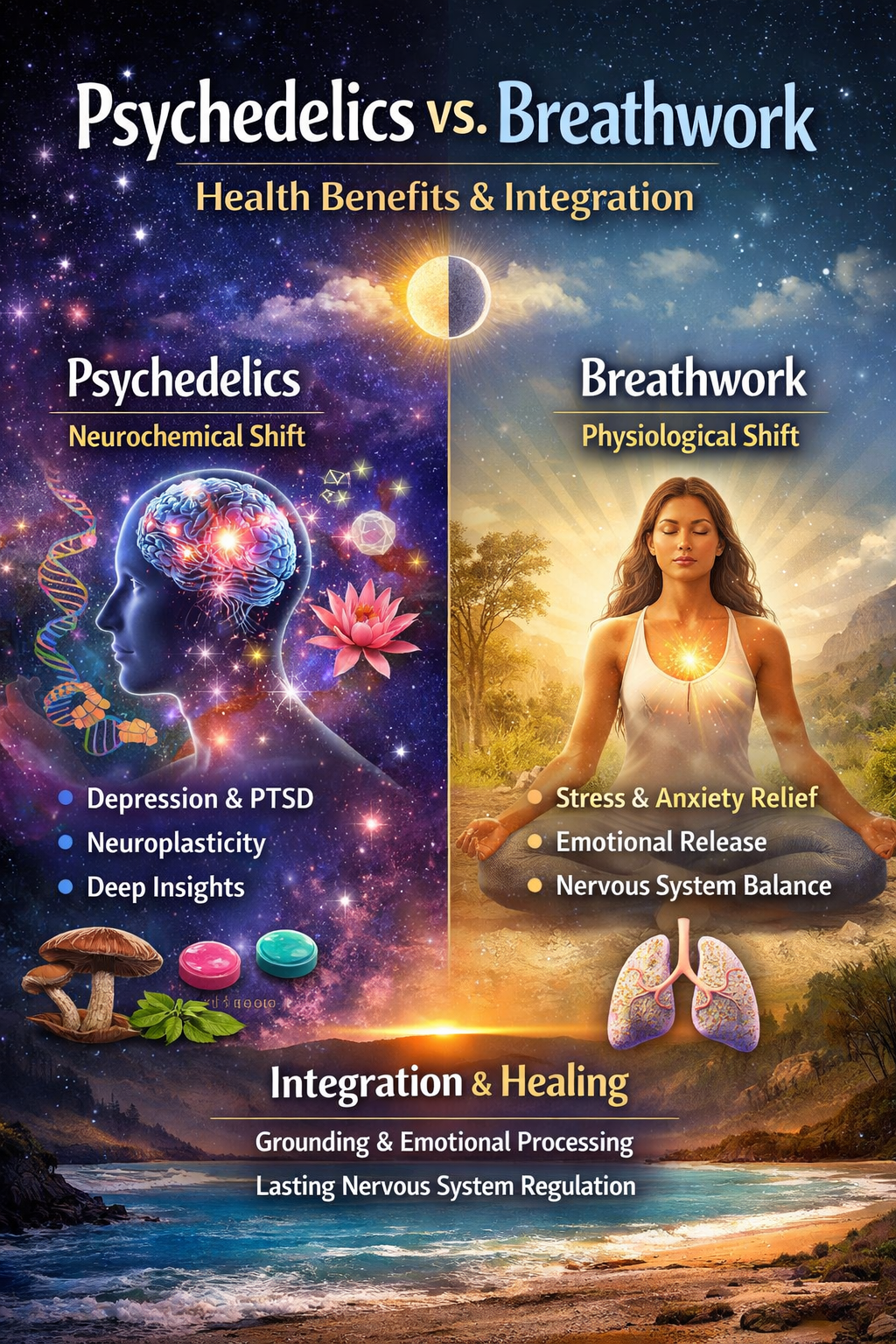 Psychedelics vs Active Breathwork | Torus Tree